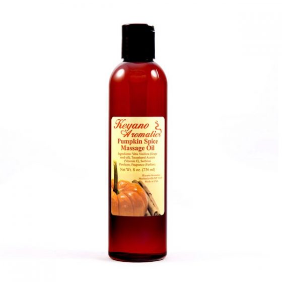 Keyano Pumpkin Spice Massage Oil 8 oz - UltraBeauty.shop