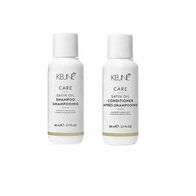 Keune Care Line Satin Oil Shampoo And Conditioner / 2.7 oz Travel Set ...